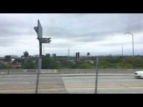 A Ride On Metro Los Angeles Green Line - Mariposa to Harbor Freeway