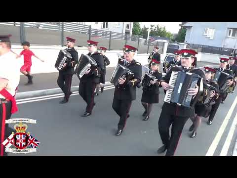 Dunloy Accordion Band @ Omagh Protestant Boys FB Parade 2025