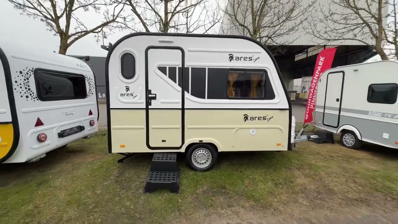 The Luna Ares Is an Ultra-Compact Caravan With Sleeping for 4 and ...