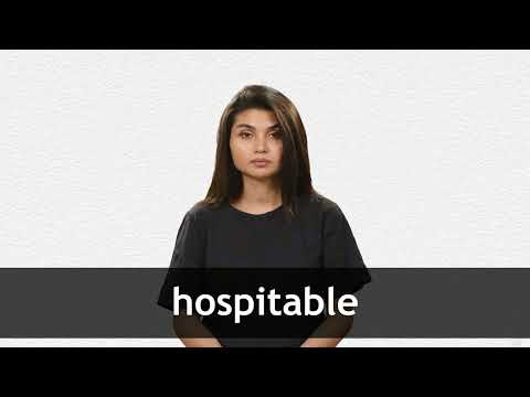 HOSPITABLE definition in American English | Collins English Dictionary