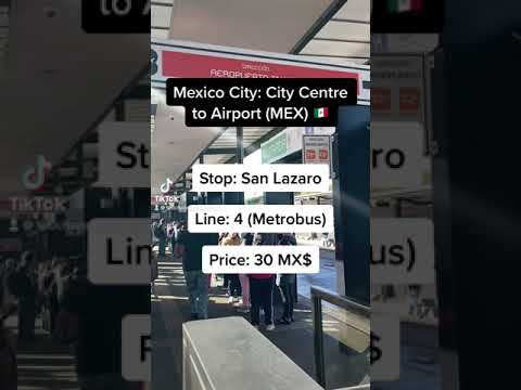 Mexico City: City Centre to Airport (MEX) 🇲🇽 #toucharoundtheworld #solotraveler #womantraveler