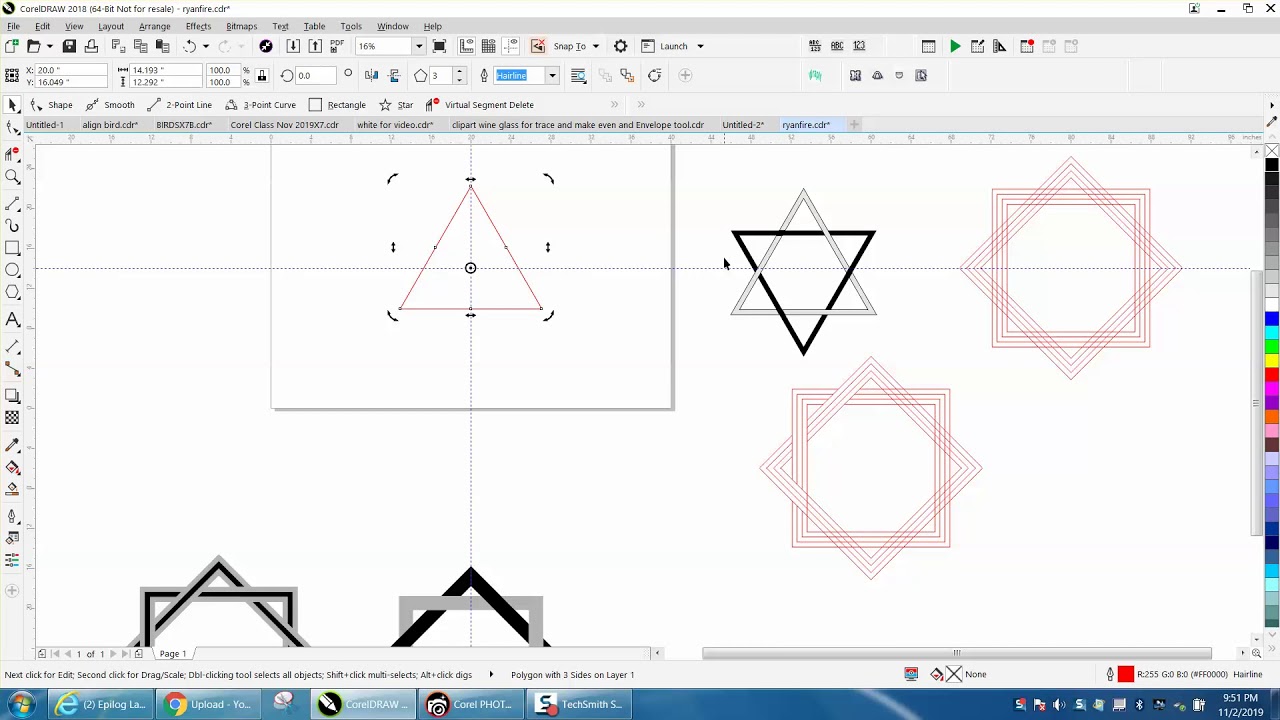 Corel Draw Tips & Tricks Save time with drawing interlocking items Part 2
