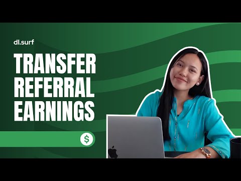 How to transfer Referral Earning to Main Account at dl.surf ?(2025)