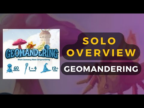 [Kickstarter Preview] Geomandering Solo Overview | DaniCha