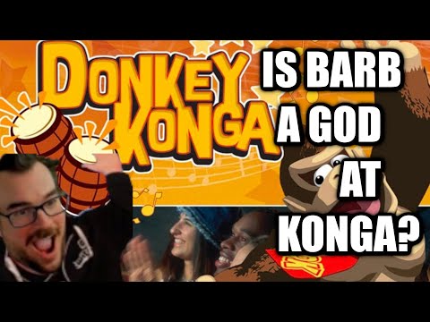 Is Barb a GOD at Donkey Konga?!