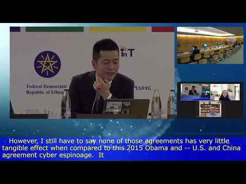 IGF 2022 - Day 3 - CR4 - Toward a Resilient Internet  Cyber Diplomacy