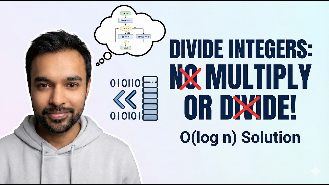 Divide Two Integer (LeetCode 29) | Without the use of multiply and division operator | Bitwise