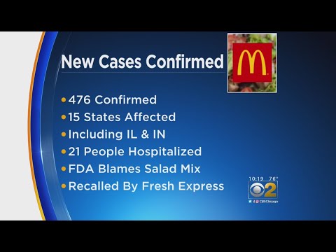 More Than 470 People Ill From McDonald's Salad Parasite Outbreak