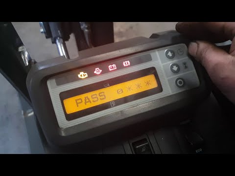 Dashboard password Nissan forklift - manager section