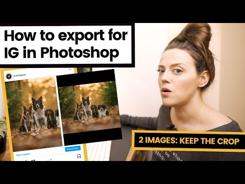 How To Prep & Export Photos For Instagram from Photoshop | How I do my simple uncropped carousels!
