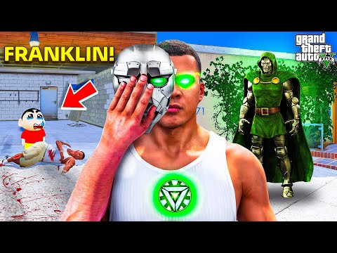 Franklin Turns VILLAIN After Wearing Dr. Doom Mask in GTA 5 | Avengers vs Evil Franklin | Telugu