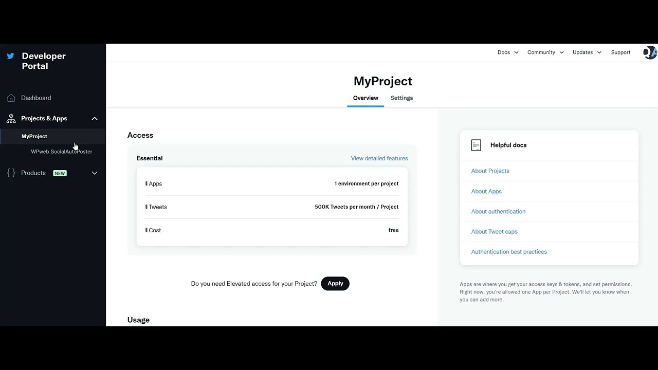 Tutorial for  Creating Twitter Developer API for Fullsend Social