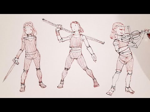 Pinterest Figure Practice: Dynamic poses