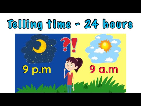 Telling time (3) - 24 hours - GR2 - GR3 -GR4