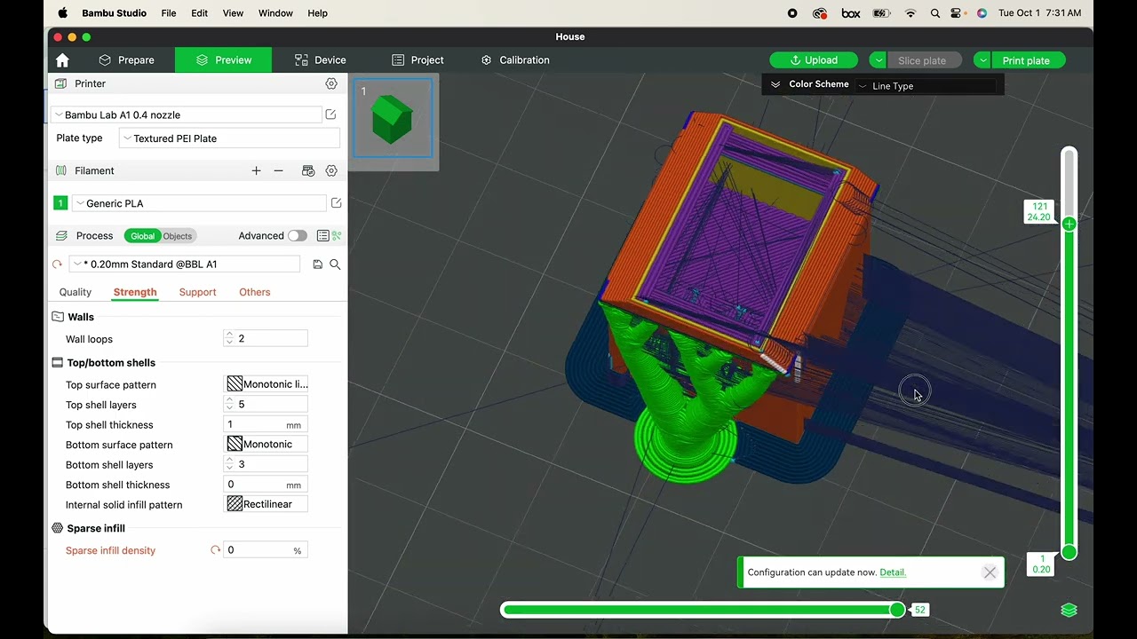 Adjust Infill with Bambu Studio