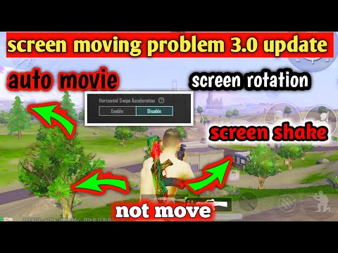 3.7 update screen moving problem /bgmi pubg screen shaking/ how to fix screen moving problem