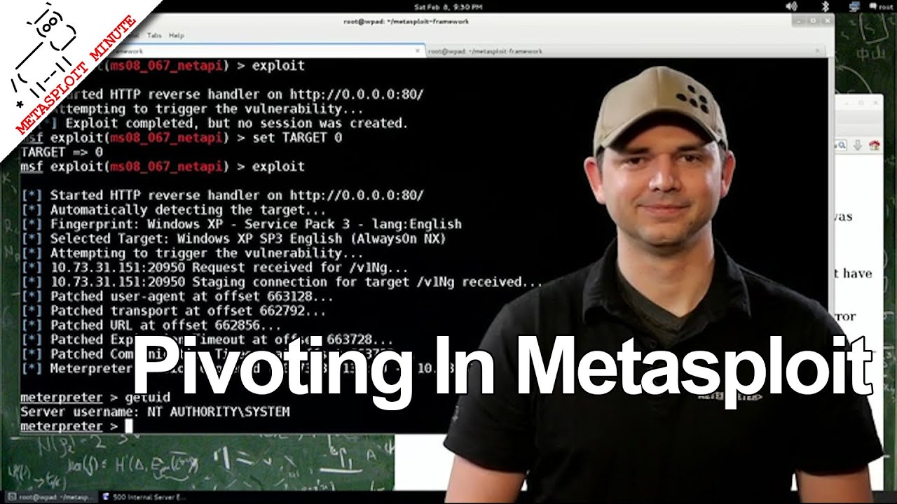 Pivoting In Metasploit - Metasploit Minute [Cyber Security Education]