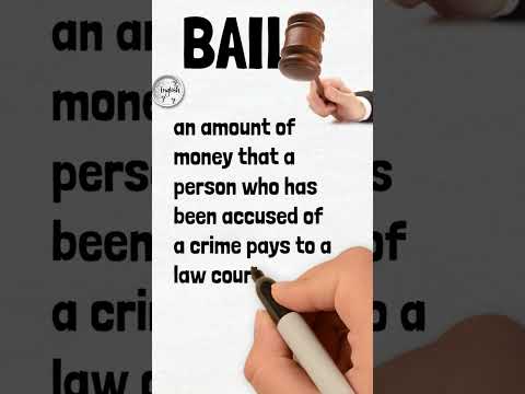 BAIL Word Definition? #education #vocabulary #viral #short