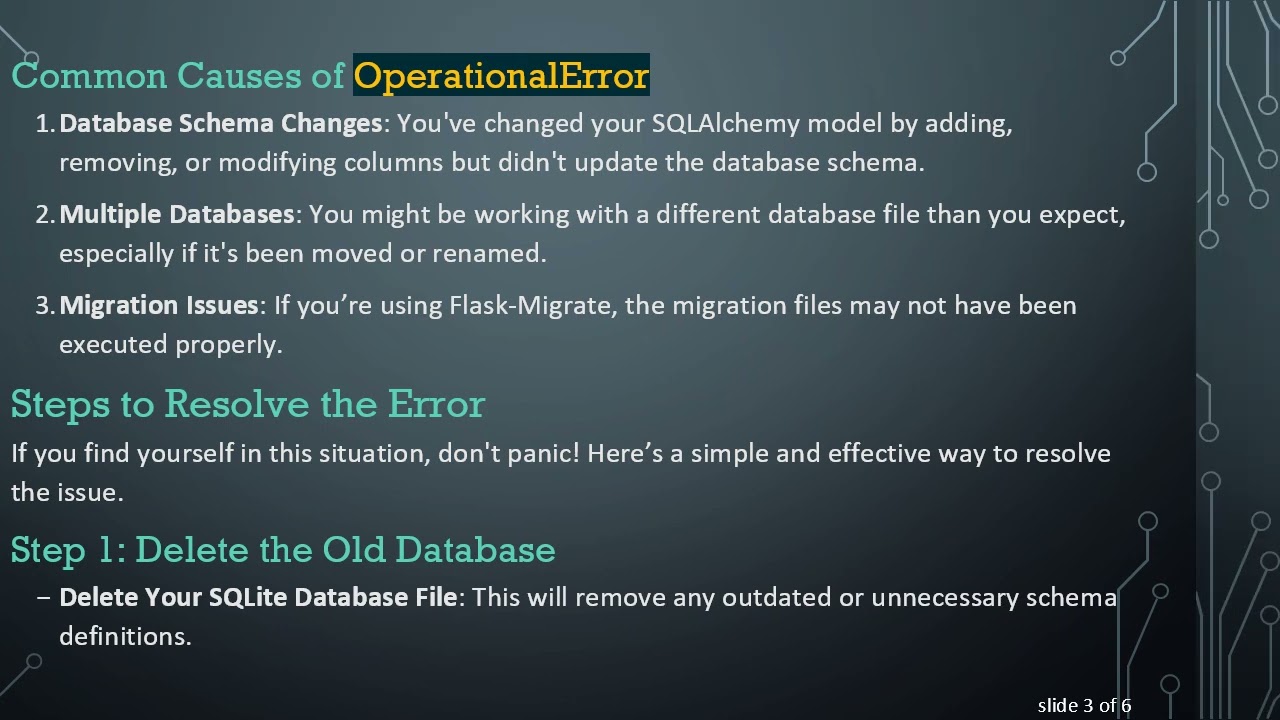 Resolving sqlalchemy.exc.OperationalError in Flask Sign-up