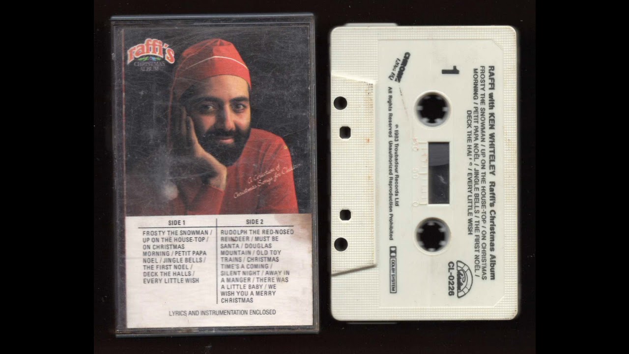 Raffi's Christmas Album - Raffi with Ken Whitley - 1983 -  Cassette Tape Rip Full Album