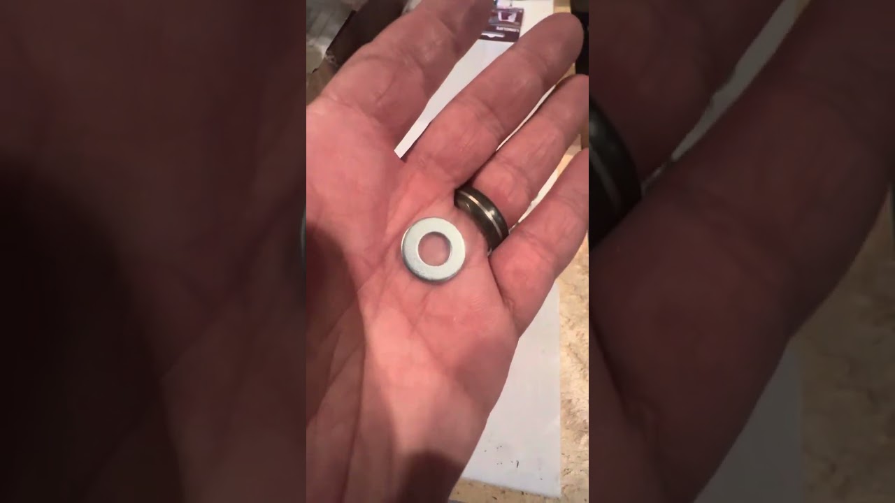 Split lock and flat washers. How to use lock washers and flat washers.