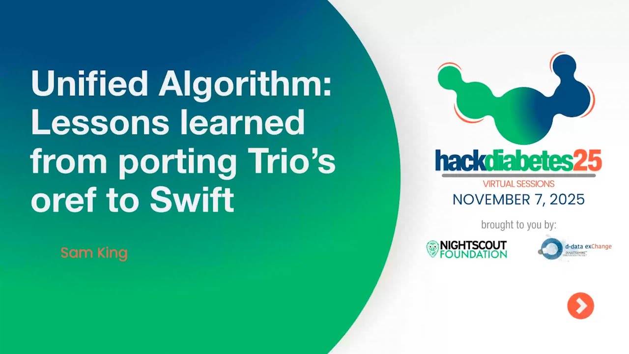 HackDiabetes25 — Unified Algorithm: Porting oref to Swift