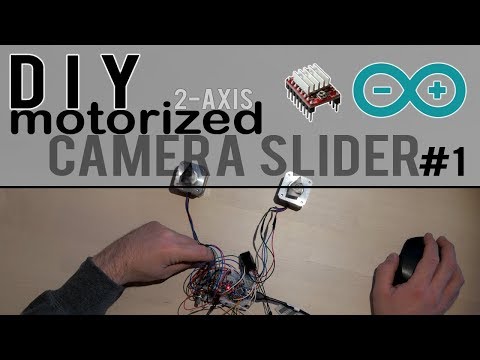 DIY Camera SLIDER (Part 1) - Figuring out the ELECTRONICS | 2-axis MOTORIZED