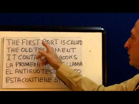 Learn Spanish Through Bible: What is the Bible.