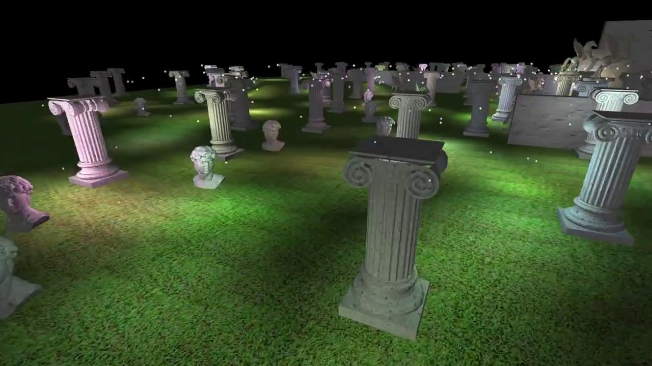 Forward rendering with light clustering test