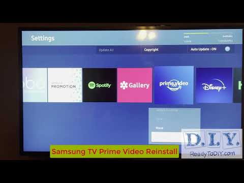 Samsung TV Prime Video App Reinstall | SMART TV CARE