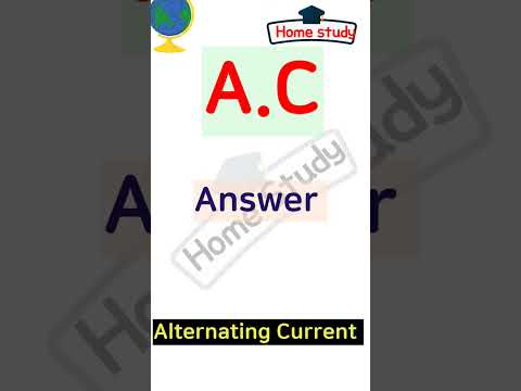 Full Form of A.C | #ac #gkquiz #gkknowledge #short #shortvideos #viral #trending #trendingshorts
