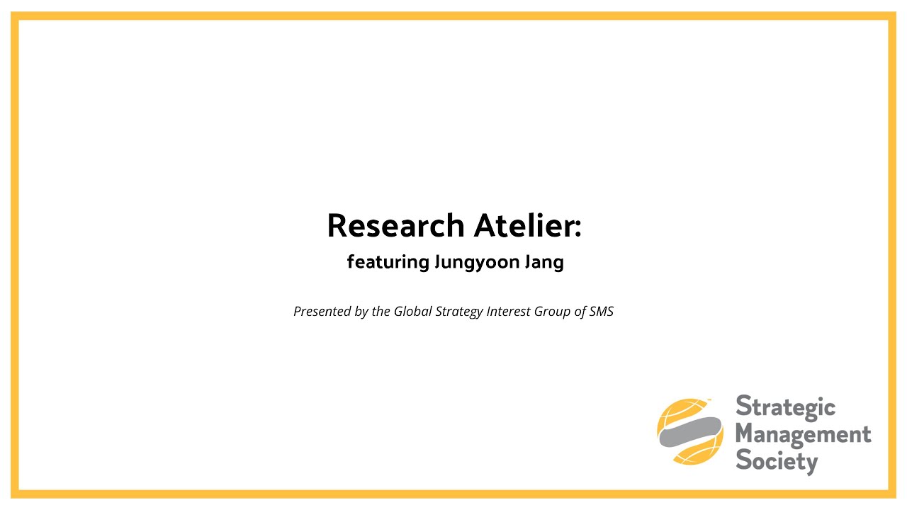 Research Atelier featuring Jungyoon Jang