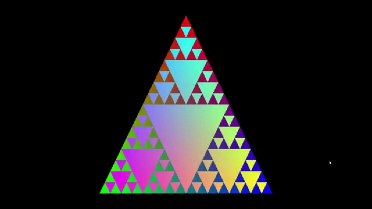 [OpenGL ES] Sierpinsky triangle using GLSL shaders