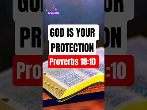 God is Your Strong Tower 🛡️ | Proverbs 18:10 Inspiration