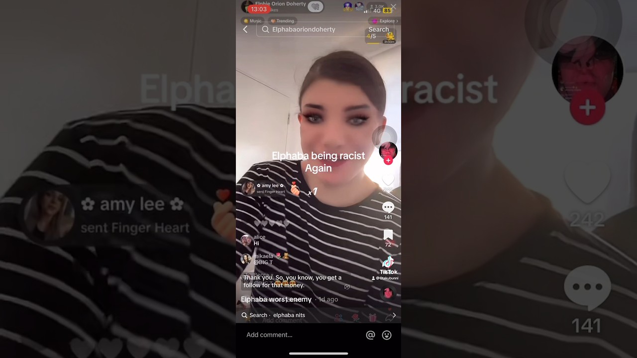 Elphaba Orion Doherty drama #tiktok #elphabaoriondoherty