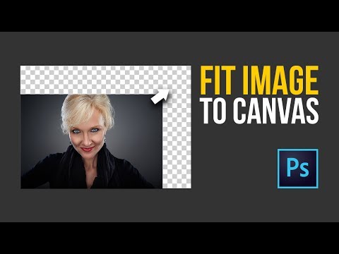 Fit Image to Canvas Automatically in Photoshop