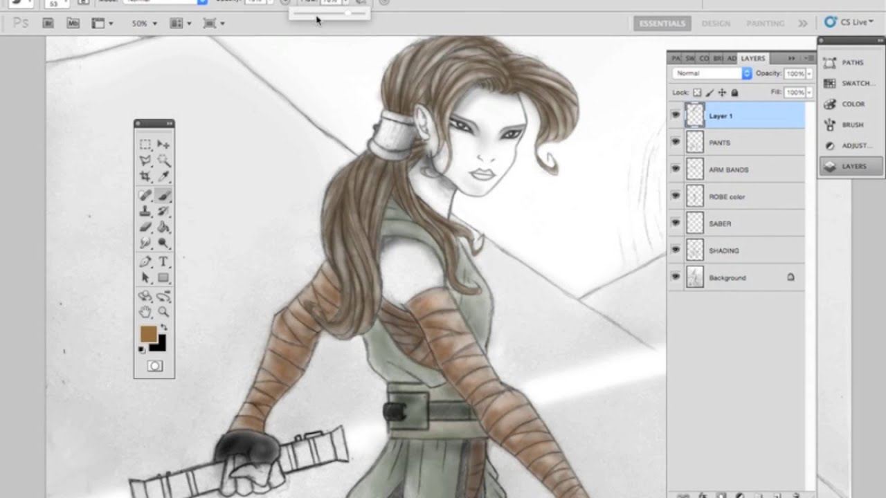 Padawan Rey Character Concept - Episode VIII