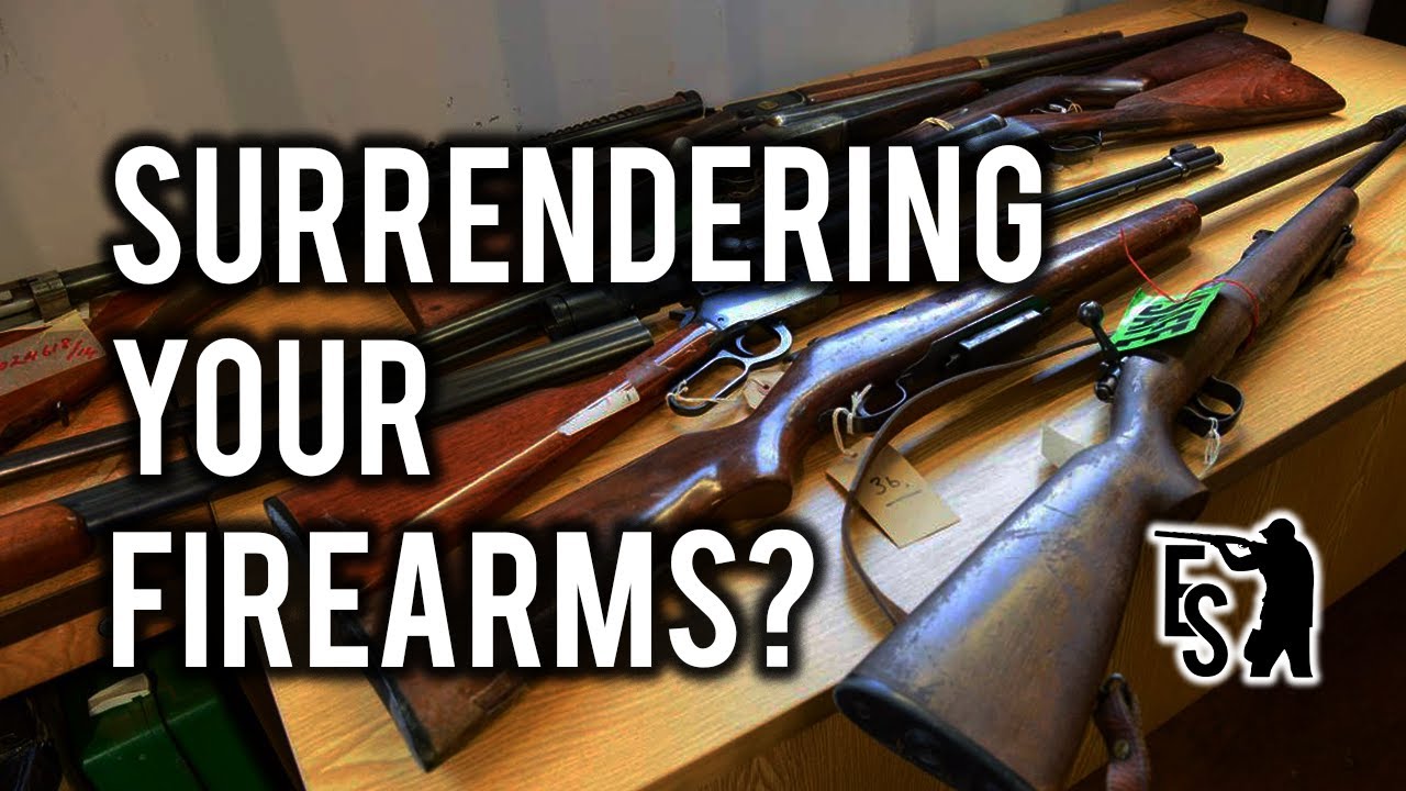 Should You Voluntarily Surrender Your Firearms?