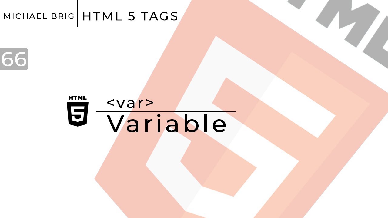 HTML Tags - Variable