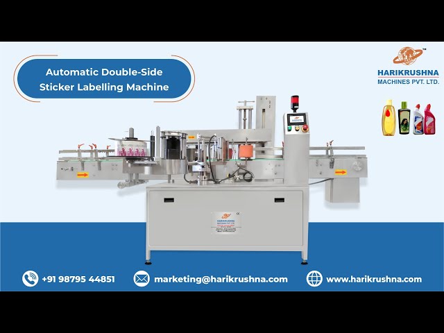 Labeling Machine - Automatic Sticker Labelling Machine for Round and ...