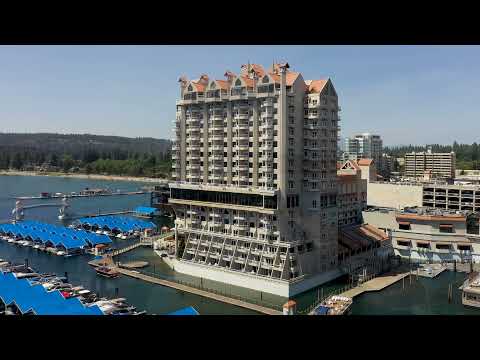 Flight Over Couer d'Alene Idaho