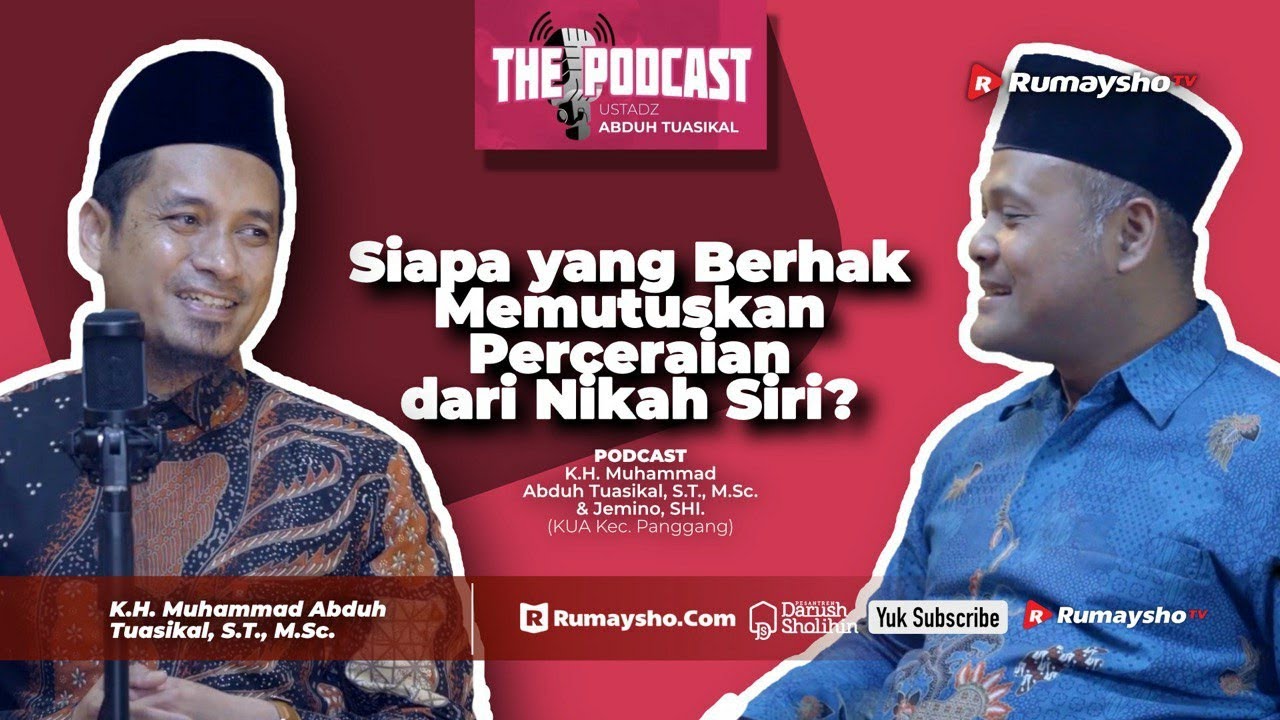 Divorce in a Siri Marriage - Rumaysho TV