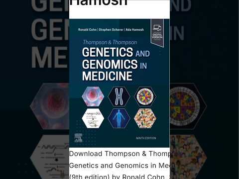 Thompson & Thompson Genetics and Genomics in Medicine 9th Ed,Cohn, Scherer, Hamoshfree PDF download