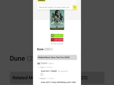 Download subtitles for any movies 🎬 😮