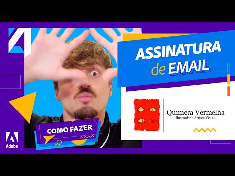 FAÇA UMA ASSINATURA DE EMAIL LINDA | ADOBE 4 ALL