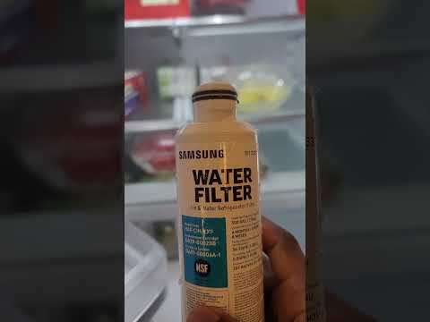 Samsung refrigerator water filter replacement.