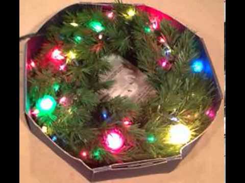 pre lit battery operated christmas wreaths