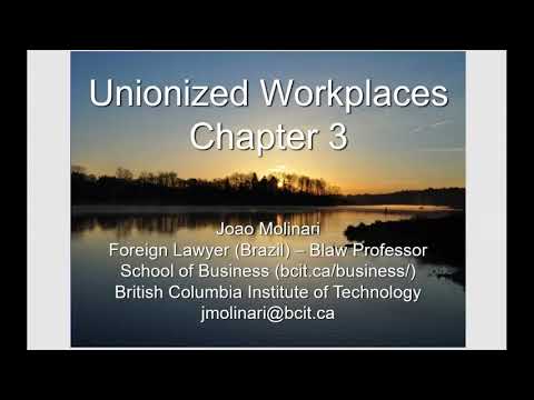 Chapter 3 - Unionized Workplaces