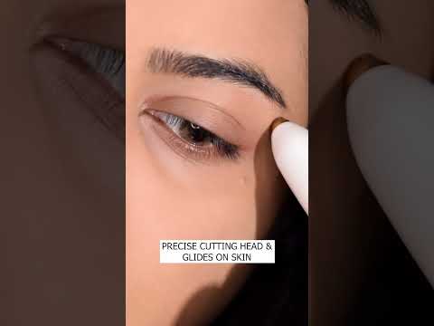 How I do my eyebrows at home painlessly | WINSTON eyebrow trimmer review #eyebrowtutorial