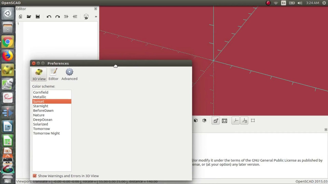 Introduction and Setup OpenSCAD-Tutorial 1